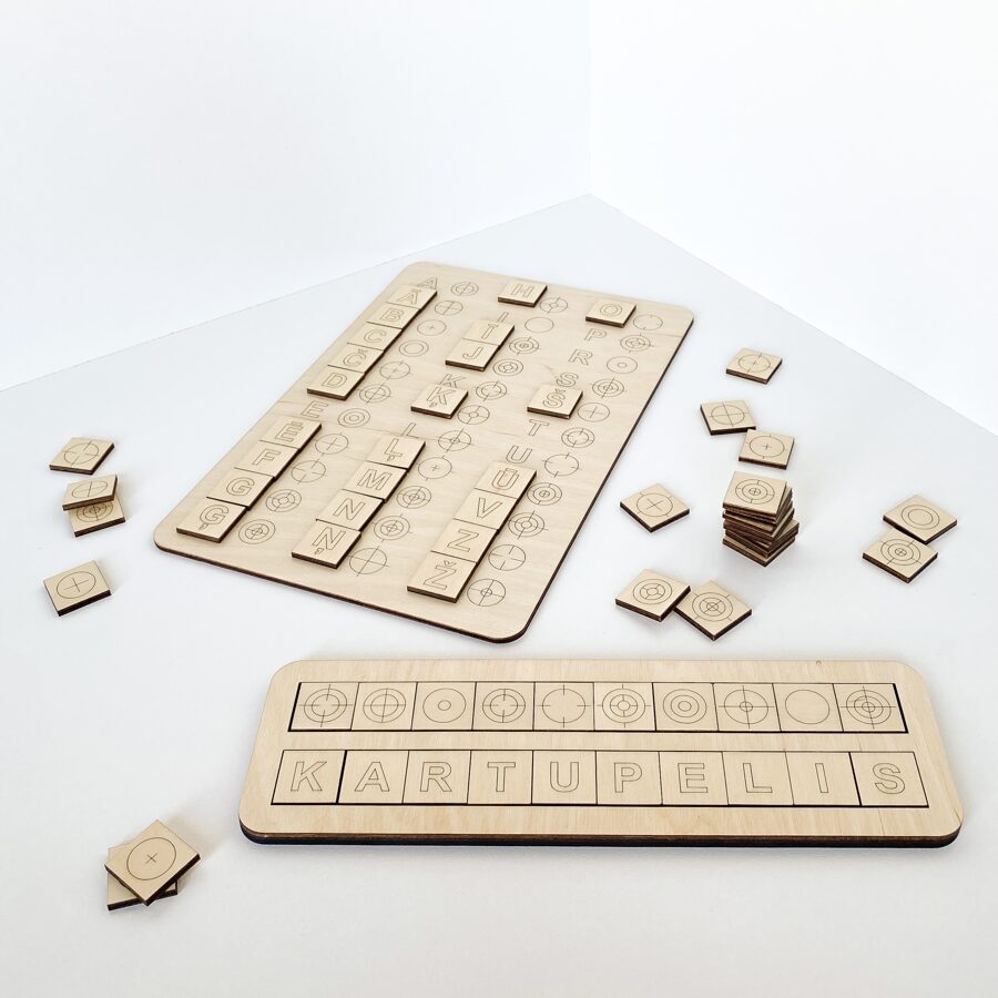 Simbolu alfabēts - Alfabēti - Veikals - Koka Rokām